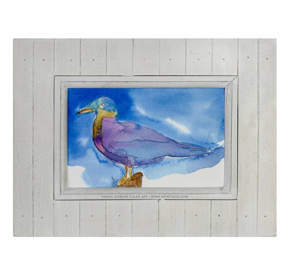 C GULL - Yakira Shimoni Fulks Art - Original handmade artwork